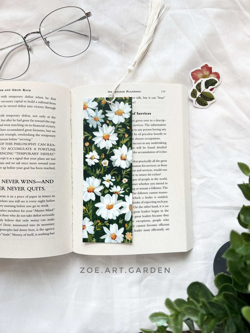 Four Season Bookmarks- Set of four bookmarks – Zoe Art Garden