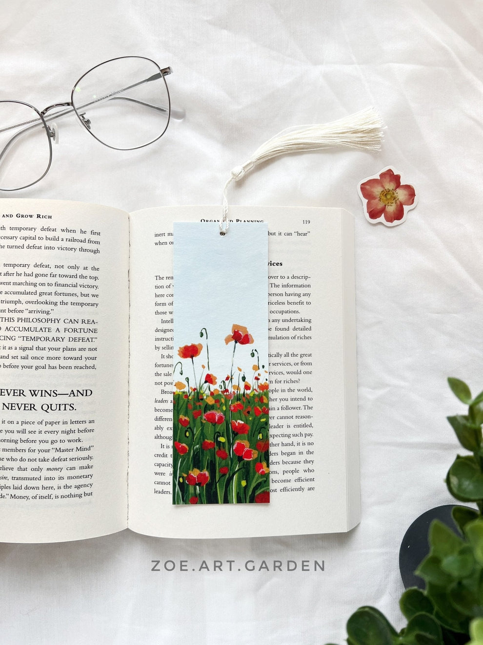 Four Season Bookmarks- Set of four bookmarks – Zoe Art Garden